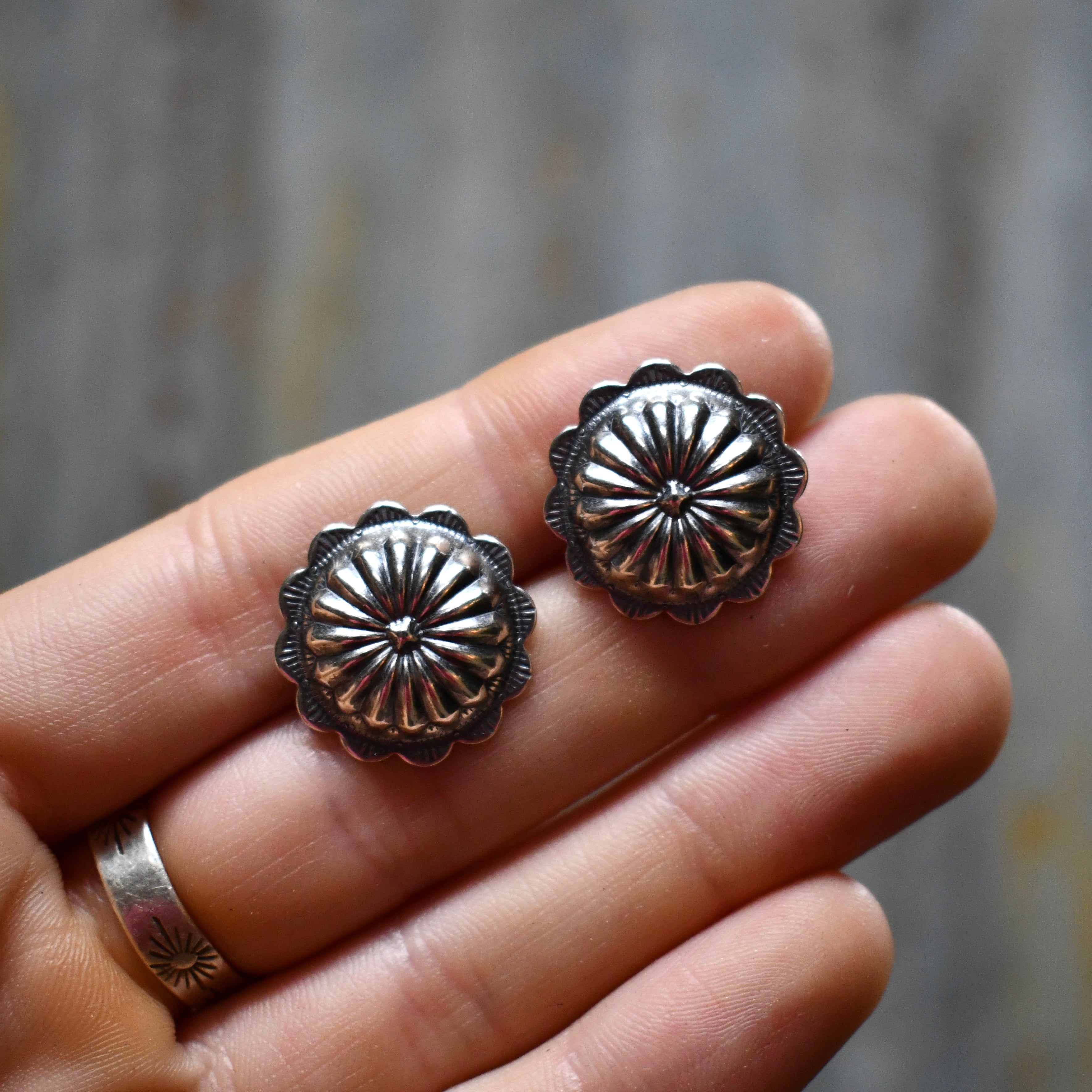 Lina Concho Studs – Vaquera Brand